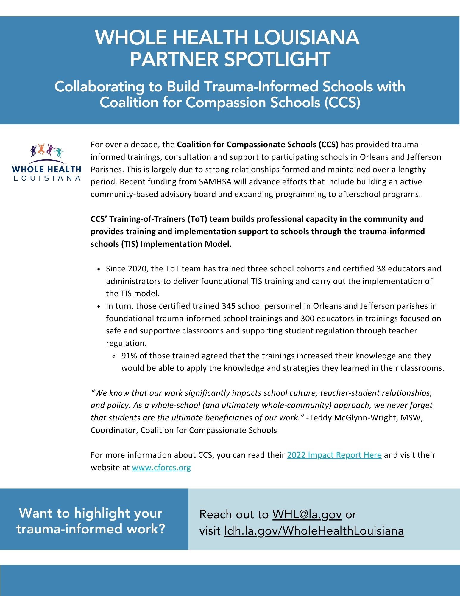 Whole Health Louisiana | La Dept. of Health