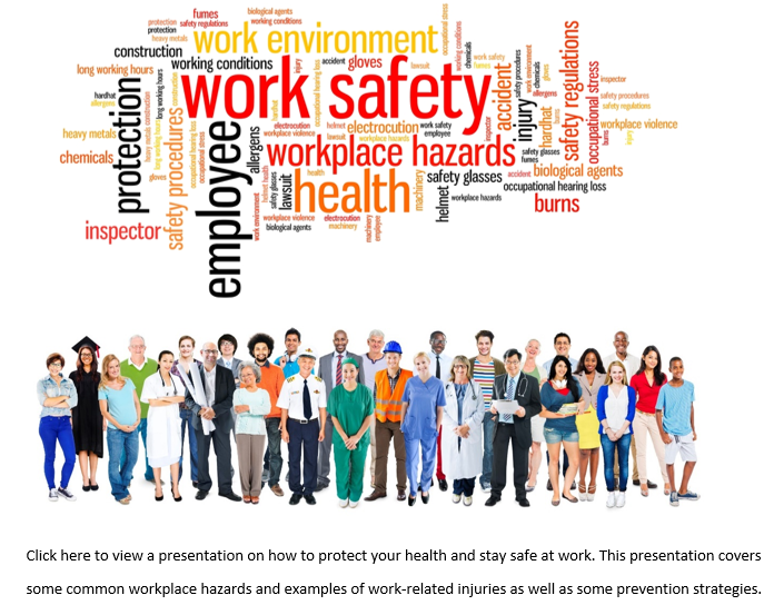 Occupational Health Surveillance Department Of Health State Of